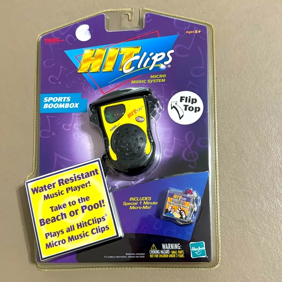 Hasbro | Toys | Vintage Hit Clips Sports Boombox | Poshmark